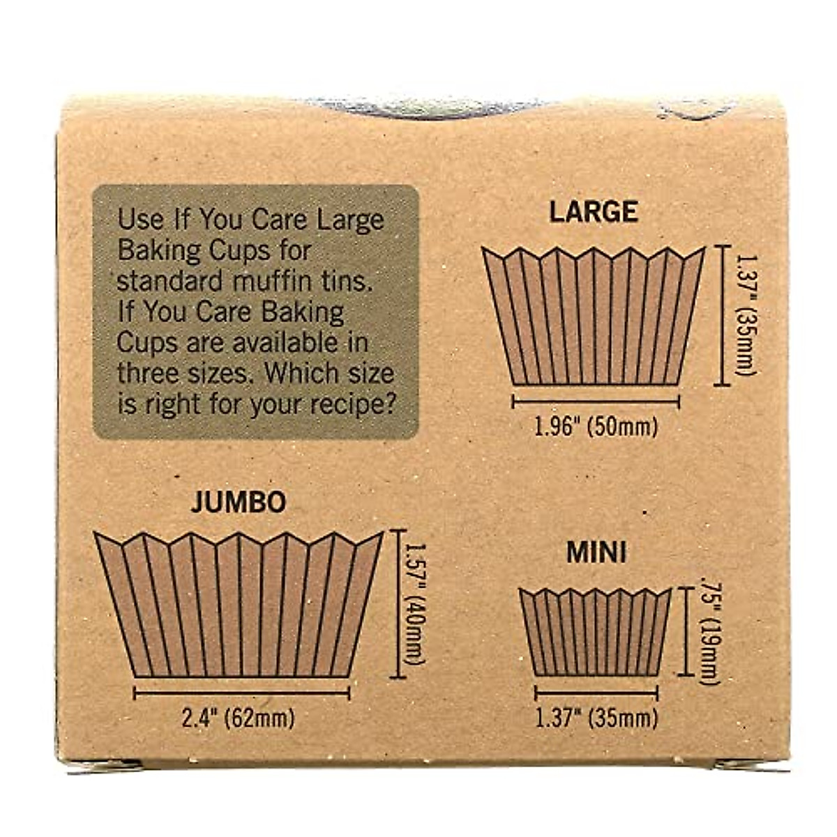 If You Care Fsc Certified Unbleached Large Baking Cups - 60 Count