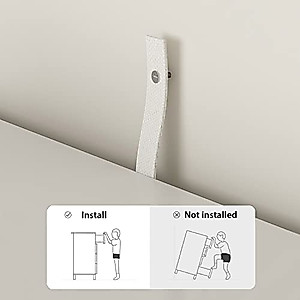 DiDuGo Chest of Drawers 6 Drawer Chest Dresser, Modern Contemporary Dresser with Metal Legs, White Dresser for Bedroom (54”W x 15.6”D x 30.1”H)