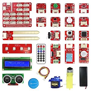 ELECROW Sensor Kit for Raspberry Pi, Programming Learning Kit, Electronics and Coding Kit for Raspberry Pi Beginners