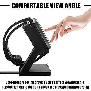 RUKUHOT Magnetic Replacement Charger Dock Compatible with Amazfit GTS 4 Mini & Amazfit Bip 3 Pro Smartwatch,Nightstand Charging Base with 3.3ft USB Charger Cord Fit for Amazfit GTS 4 Mini Smartwatch