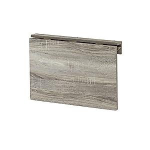 Furinno Hermite Wall Mounting Folding Table, French Oak