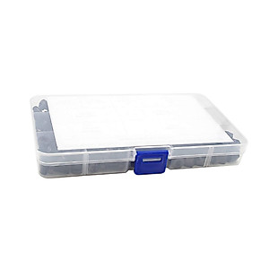 HVAZI Metric M6 Nylon Phillips Pan Head Screws Nuts Flat Washers Assortment Kit (Black)