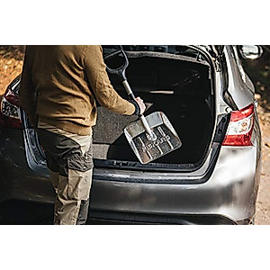 Fiskars 1000740 Snow Light Car Shovel, Black/Silver