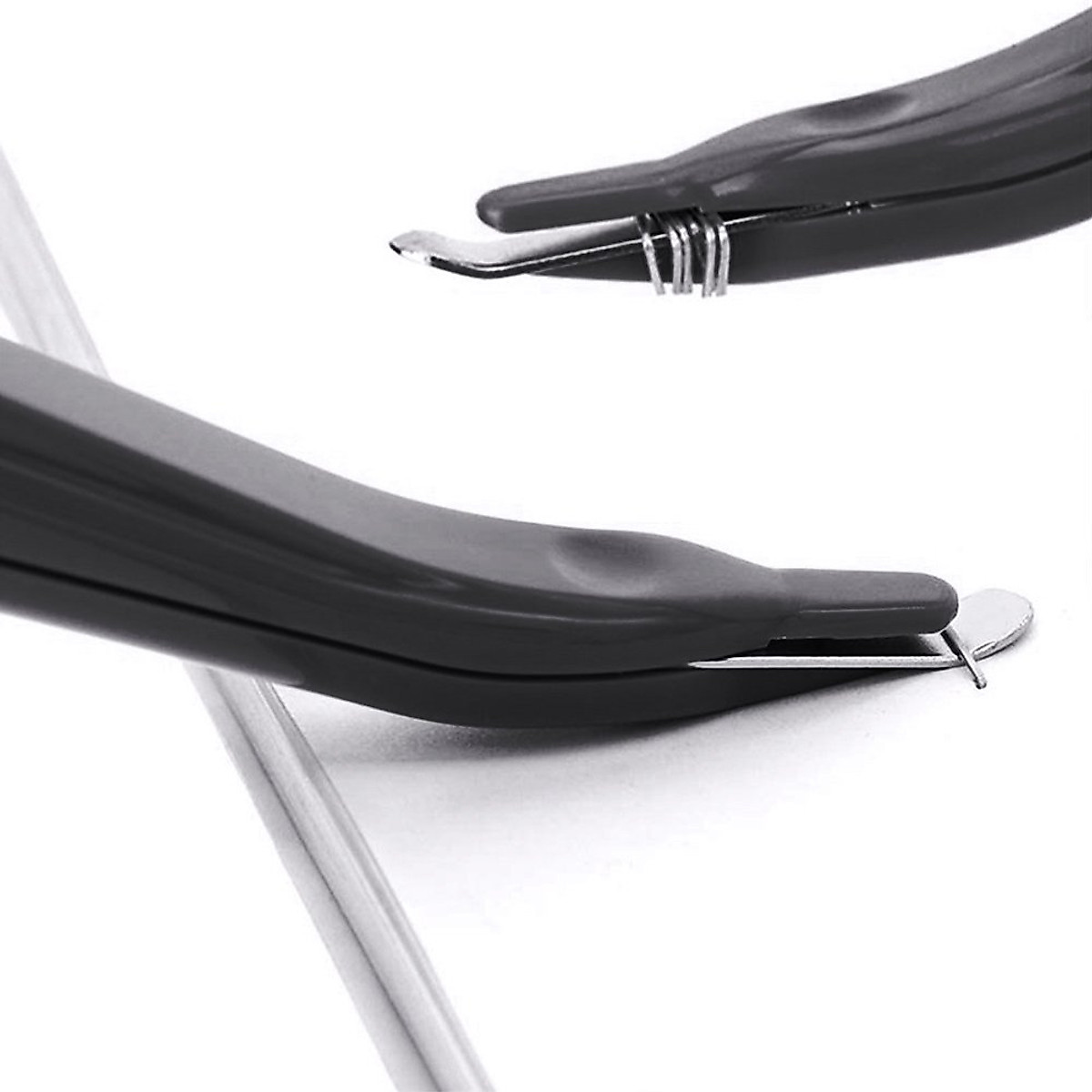 ZZTX 3 PCS Professional Magnetic Staple Remover Puller Rubberized Staples Remover Staple Removal Tool for School Office Home Black