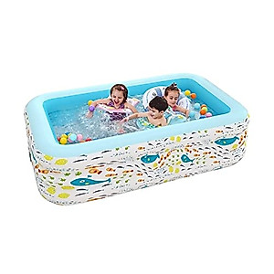 Inflatable Pool Family Pool Inflatable Swimming Pool Rectangular Blow ...