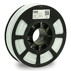 KODAK ABS Filament 2.85mm for 3D Printer, White, Dimensional Accuracy +/- 0.03mm, 750g Spool (1.7lbs), ABS Filament 2.85 Used as 3D Printer Filament to Refill Most FDM Printers
