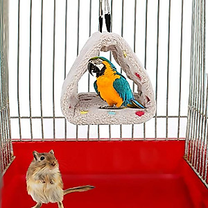 OKJHFD Pet Small Animal Hanging Hammock Ferret Hammock Cage, Hamster Rat Glider Guinea Pig Hideout Great for Playing and Sleeping
