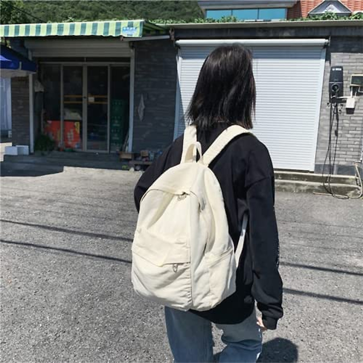 vintage backpack purse for women canvas backpack laptop travel backpack laptop backpack hiking backpack school backpack (brown)