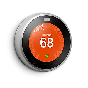 Google Nest Learning Thermostat - 3rd Generation - Smart Thermostat - Pro Version - Works With Alexa