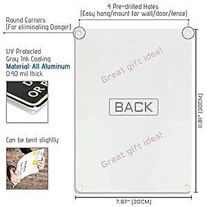 Black Cat Are You Pooping Funny Tin Signs Bathroom Wall Decor 8 x 12 Inch (918)