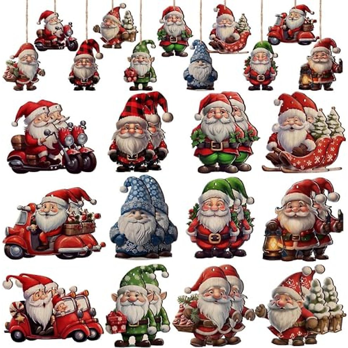 24 Pieces Christmas Gnome
