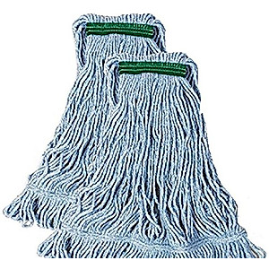 Rubbermaid Commercial Super Stitch Blend Large Mop Heads, 2-Pack