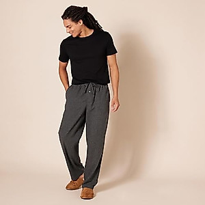 Amazon Essentials Men's Crew Neck T-Shirts, Pack of 6, Versatile Basics, Large, Black