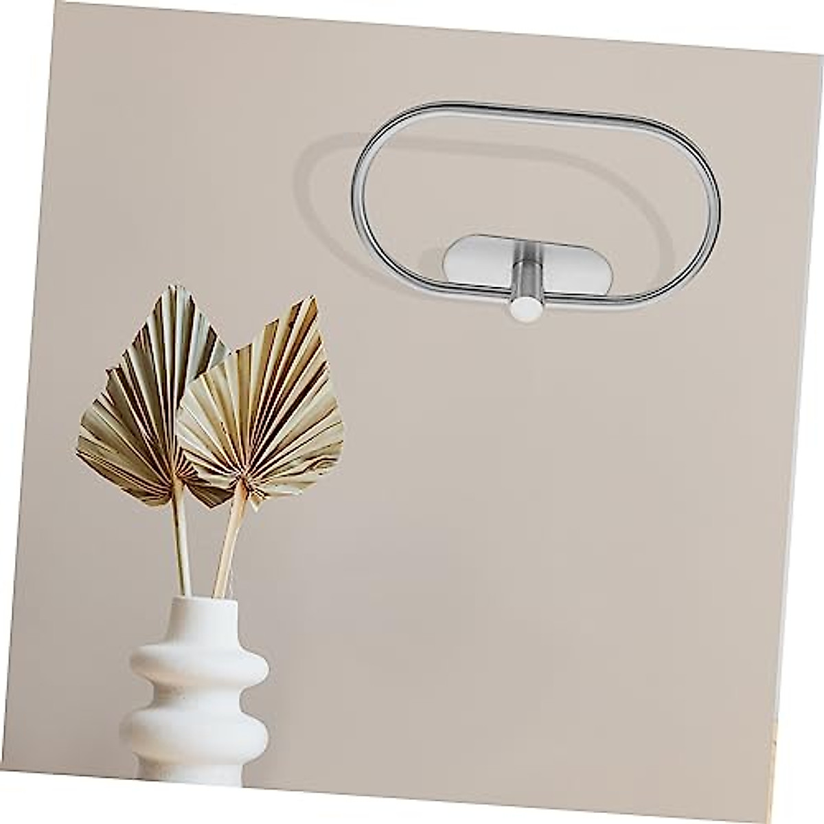 Cabinet Door Towel Holder 4 Sets s Towel Hooks Hanging Rod Hanging Ring Hook up X1 Silver 304 Stainless Steel Towel Ring Stainless Steel Stainless Steel Hook