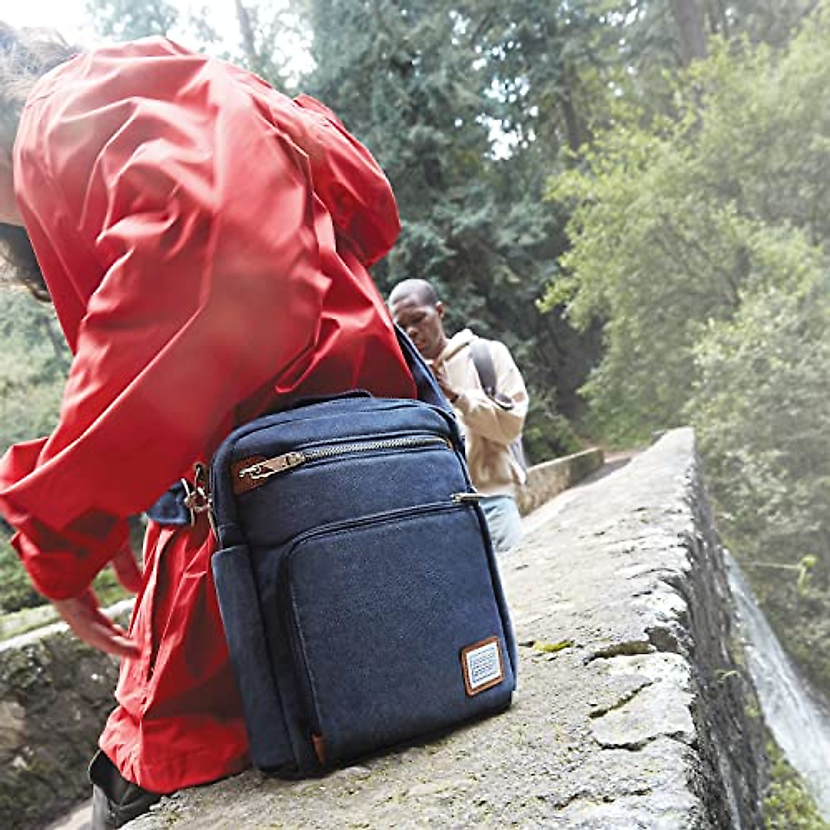 Travelon Anti-Theft Heritage Tour Bag, Pewter - 33074 540 9 x 11.5 x 3