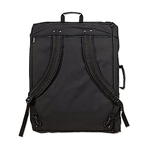 Prat Start S2000 Convertible Backpack Portfolio, Weather-Resistant Canvas, Pockets for Storage and Tube Holder, 24 X 27 X 2.5 inches, Black (S2000-27-N)