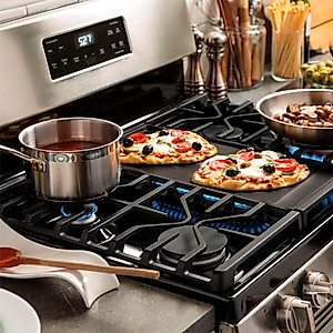 WB31X27151 Stove Grate Replacement Parts for GE Stove Parts WB31X24736 Burner Grate for General Electric Gas Range Parts Stove Surface Burner Side Grate GE Gas Cooktop Cast Iron Rack 1 Pack