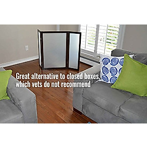 PetFusion ModestCat Litter Box Privacy Screen (3' tall; 4' wide). Cat litter box furniture best for your cat's health