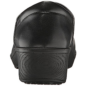 Dr. Scholl's Shoes Women's Dynamo Work Shoe, Black Leather 7.5