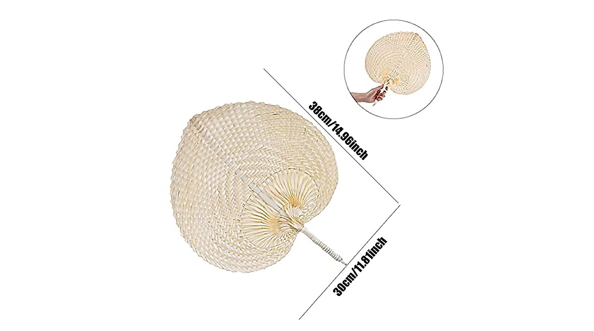 Eco-Friendly Bamboo Raffia Hand Fans for Summer & Decor | Fox Baby