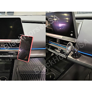 Phone holder compatible with Porsche 911 Carrera 992 Dashboard center console - Stick on with EASY release - to hold iPhone, Samsung Galaxy,