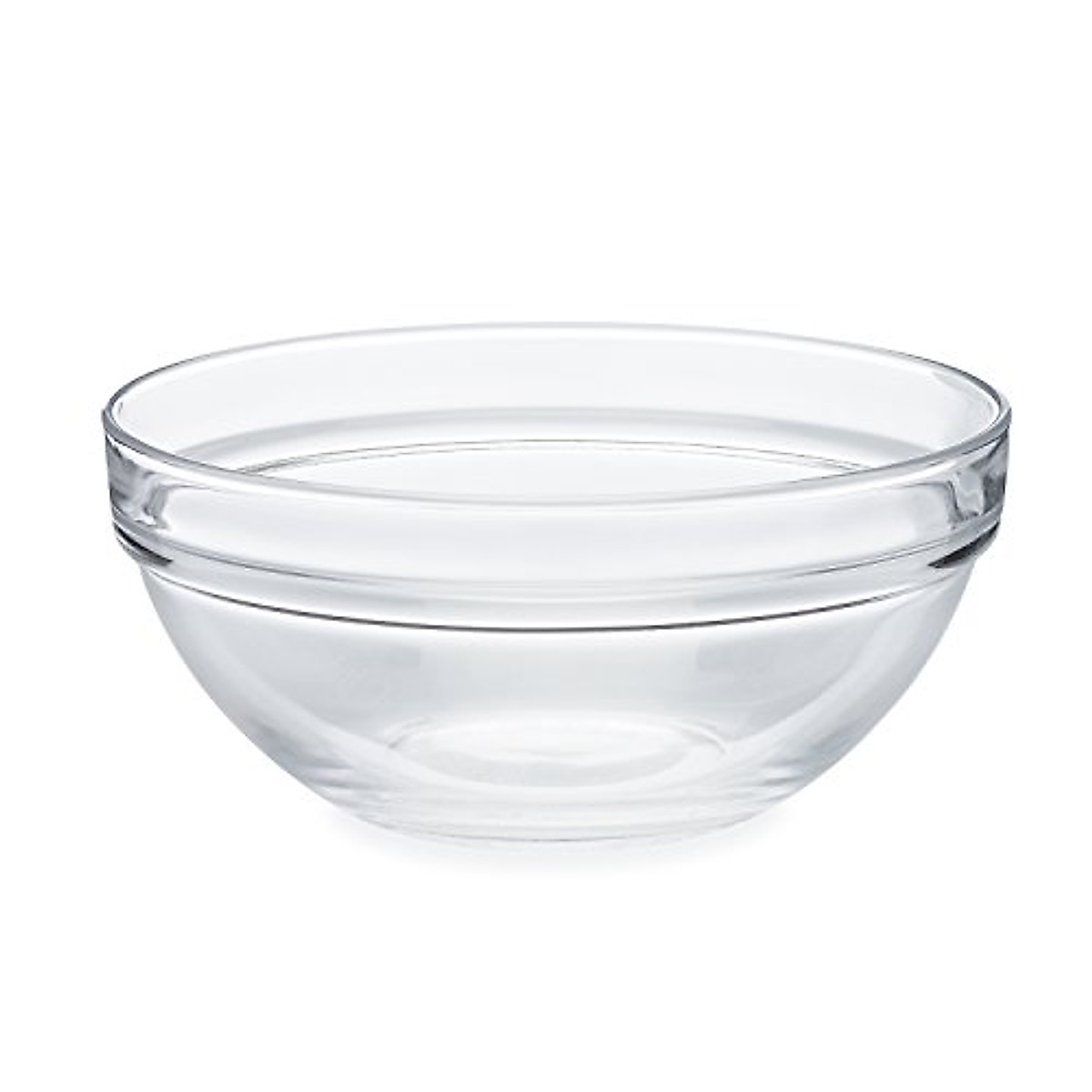 brinware 2 Piece Glass and Silicone Suction Bowls, Pink Purple