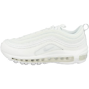Nike womens Air Max 97 Shoes, White/White-metallic Silver, 9.5