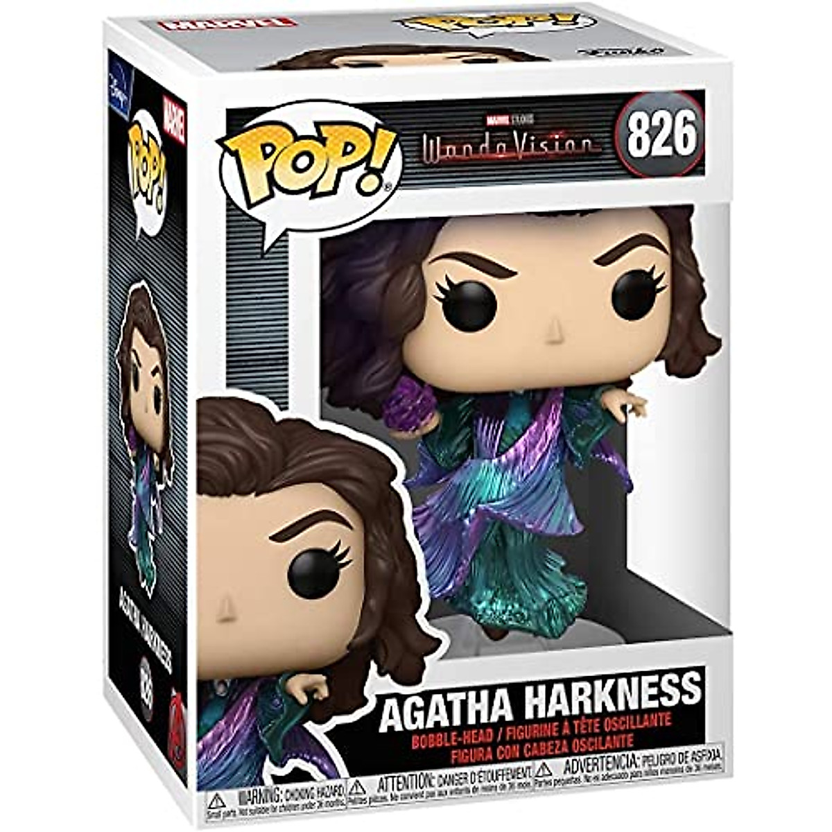 Agatha Harkness Pop #826 Pop TV: Wanda Vision Vinyl Figure (Bundled with EcoTek Protector to Protect Display Box)
