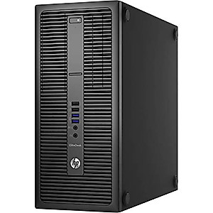 HP EliteDesk 800 G2 Business Desktop Mini Tower, Intel Core i5 6500 3.2Ghz, 32GB DDR4 RAM, 512GB SSD Hard Drive, Windows 10 Pro (Renewed)