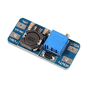 Dorhea MT3608 DC-DC Step Up Boost Power Converter 2A Module Adjustable Step Up Voltage Regulator Board Voltage 2-24V to 5V-28V Output Voltage (Pack of 10)