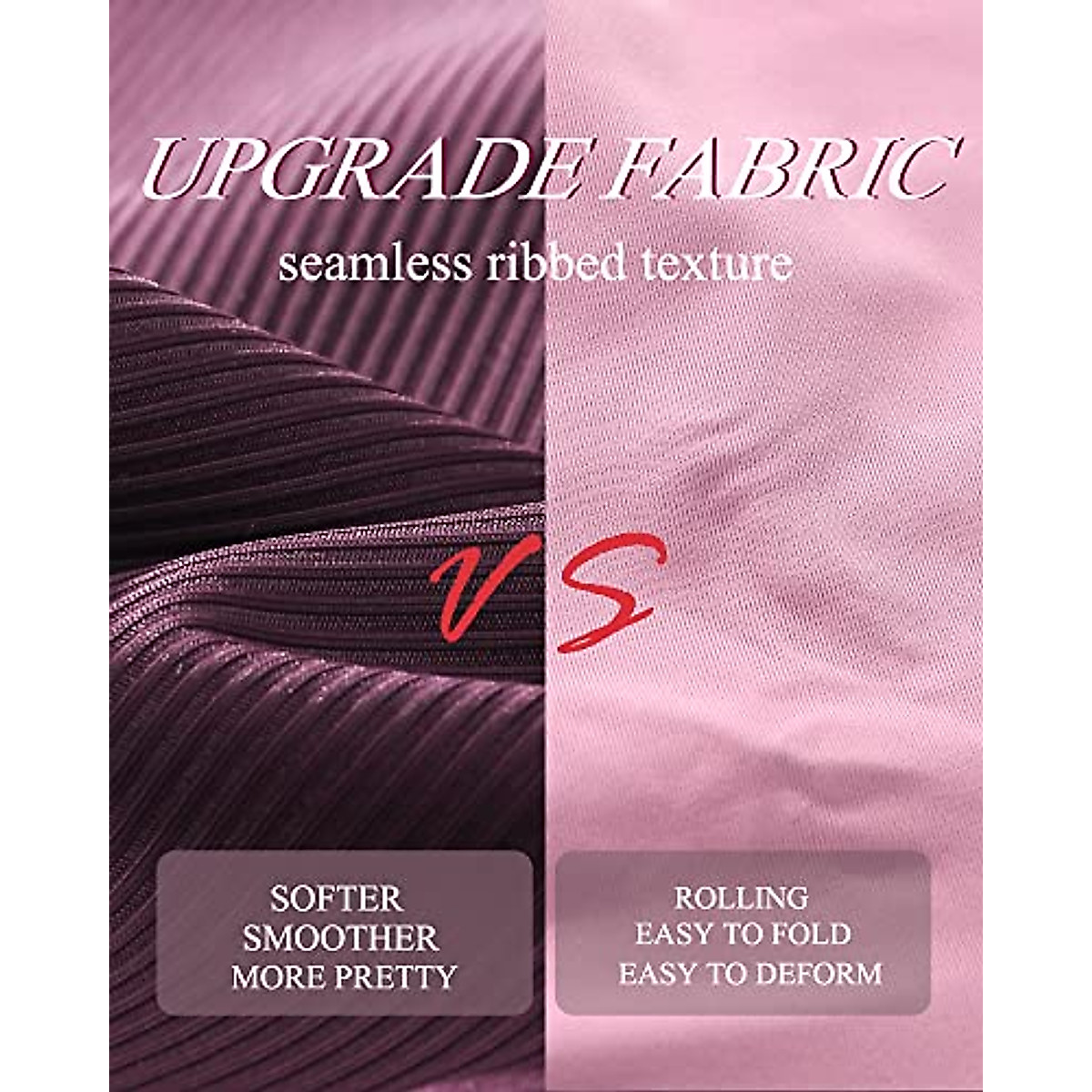 FINETOO Seamless Underwear for Women Sexy Thongs Low Rise No Show Ribbed Panties Womens Thong 6 pack XS-XL