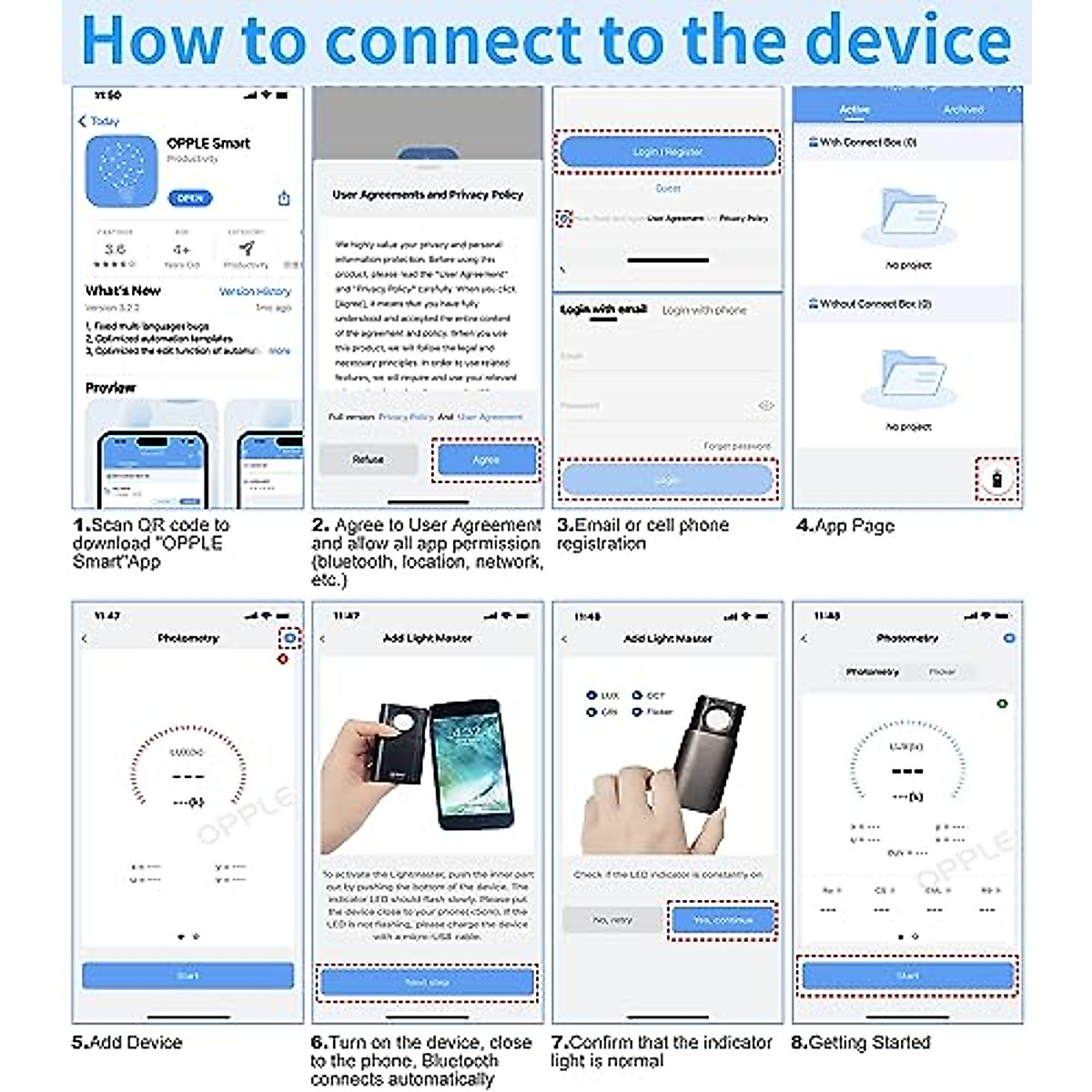 Buy OPPLE Light Master 4: The Ultimate Light Meter