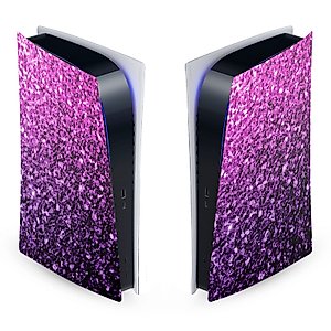 Head Case Designs Officially Licensed PLdesign Purple Pink Art Mix Vinyl Faceplate Sticker Gaming Skin Decal Cover Compatible With Sony PlayStation 5 PS5 Digital Edition Console