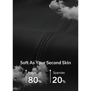 BALEAF Workout Leggings for Women Tummy Control with Pockets High Waisted Athletic 7/8 Ultra Soft Gym Yoga Petite Ankle Pants Black S