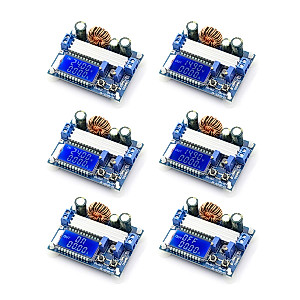 CenryKay Adjustable USB Power Supply Module, 15W DC-DC 0.5-30V Step Up/Down Module CVCC Buck Boost Voltage Converter Support Fast-Charge Trigger (Boost Converter)