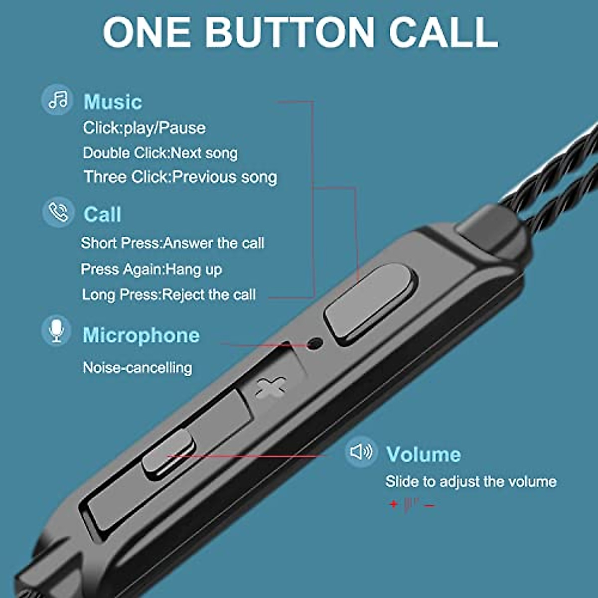 Cianyyee 6Pack Wired Earbuds in-Ear Headphones, Earphones with Microphone for Clear Calls,Sound-Dynamic, Noise Isolating, for iPhone, iPad, Samsung, Laptop, Computer, Android Smartphones