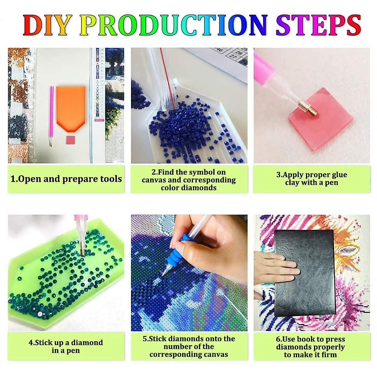 RMSGOZO 5D Pink Rose White Angel Girl Diamond Painting Kits - Garden Oil Painting Full Circle Gemstone Crystal Cross Stitch Kit for Adults, Gifts for Home Decor & Living Room Decor (12 X 16 Inch)