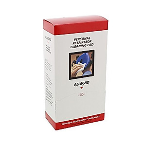 Allegro 1001 Respirator Cleaning Pad, 8" x 5", White - 037-1001