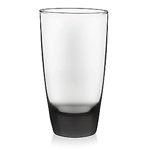 Libbey Classic Smoke 16-Piece Tumbler and Rocks Glass Set