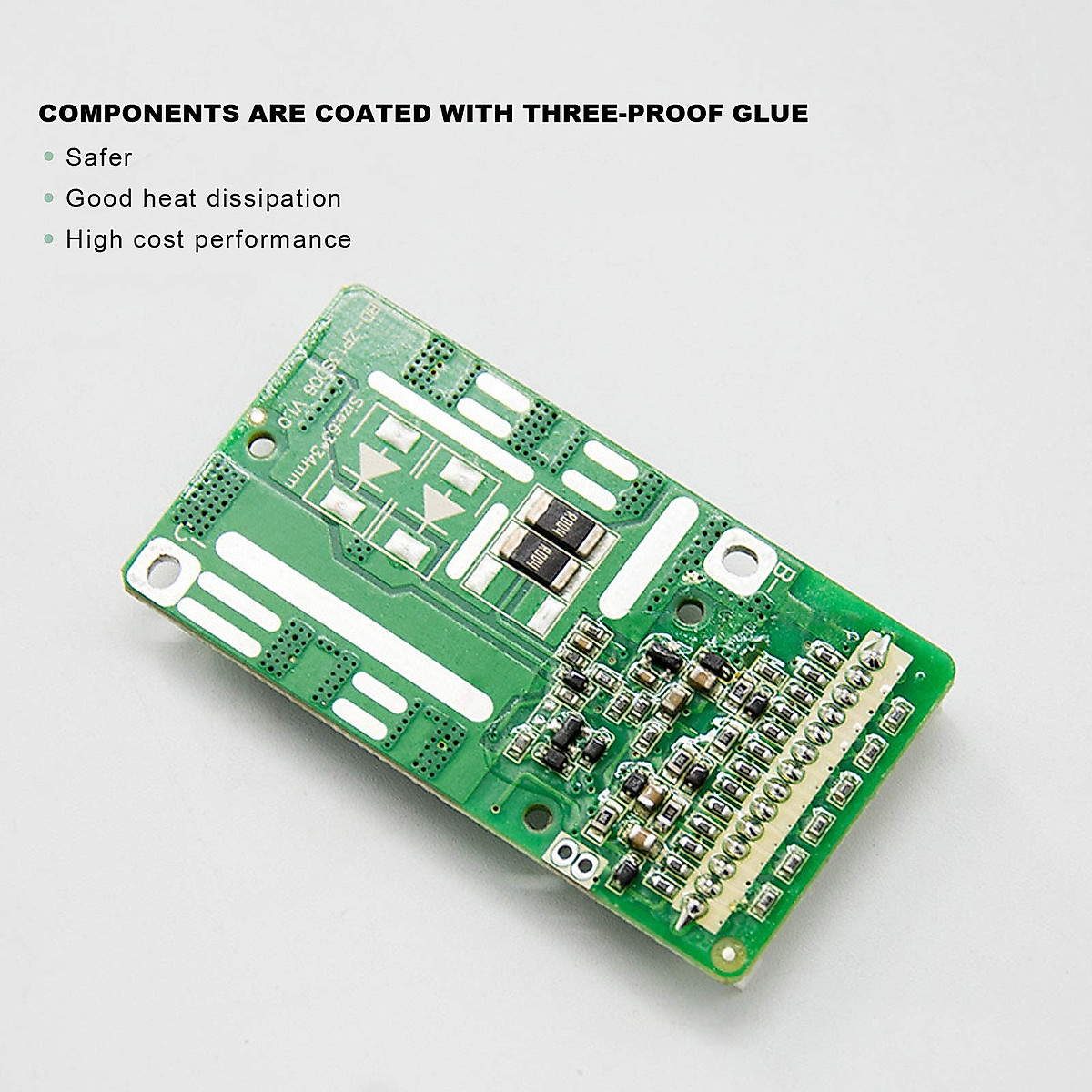 PCB Board, Lithium Battery Board Li?Ion Battery Charger Board Battery Pack Module(20A)