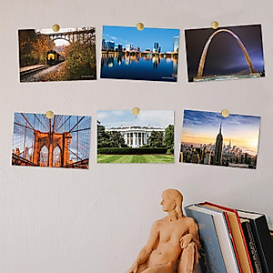 Dear Mapper United States City Landscape Postcards Pack 20pc/Set Postcards From Around The World Greeting Cards for Business World Travel Postcard for Mailing Decor Gift