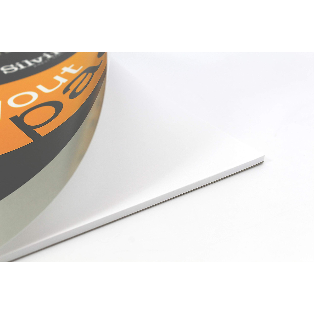 Silvine A3LP A3 Professional Layout Pad. 80 Pages Semi Transparent 50gsm Paper.Orange/Transparent