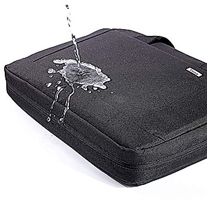 Voova Laptop Bag 15.6 15 14 Inch Briefcase, Expandable Computer Shoulder Messenger Bag Waterproof Carrying Case with Tablet Sleeve, Organizer for Men Women,Business Travel College School-Black