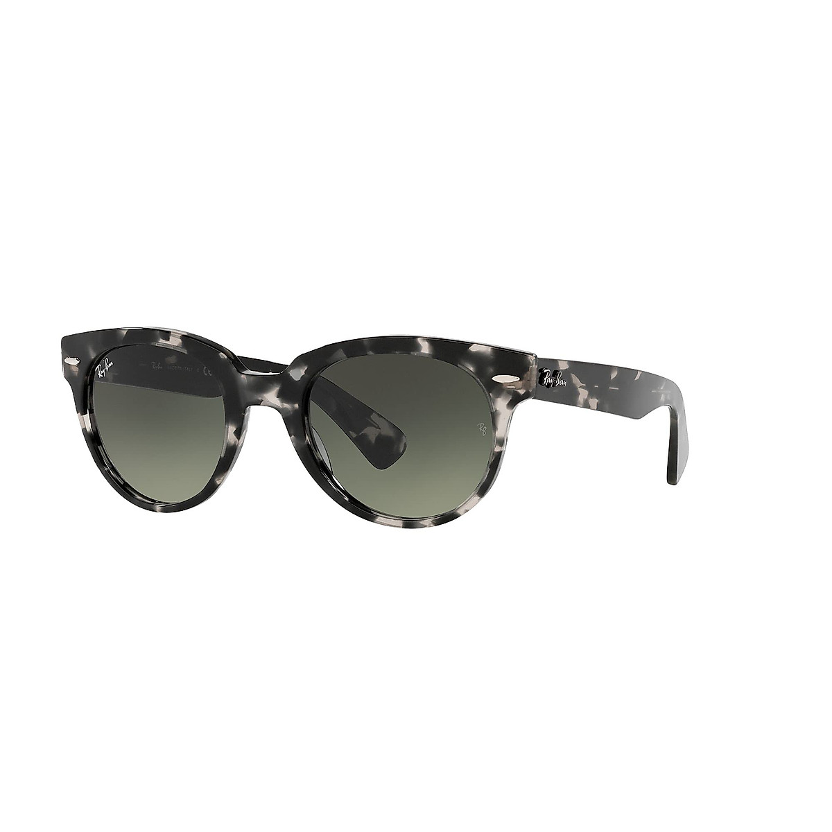 Ray-Ban RB2199 Orion Square Sunglasses, Grey Havana/Grey Gradient Dark Grey, 52 mm