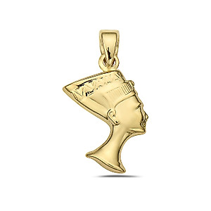 PORI JEWELERS 14K Yellow Gold Nefertiti Pendant