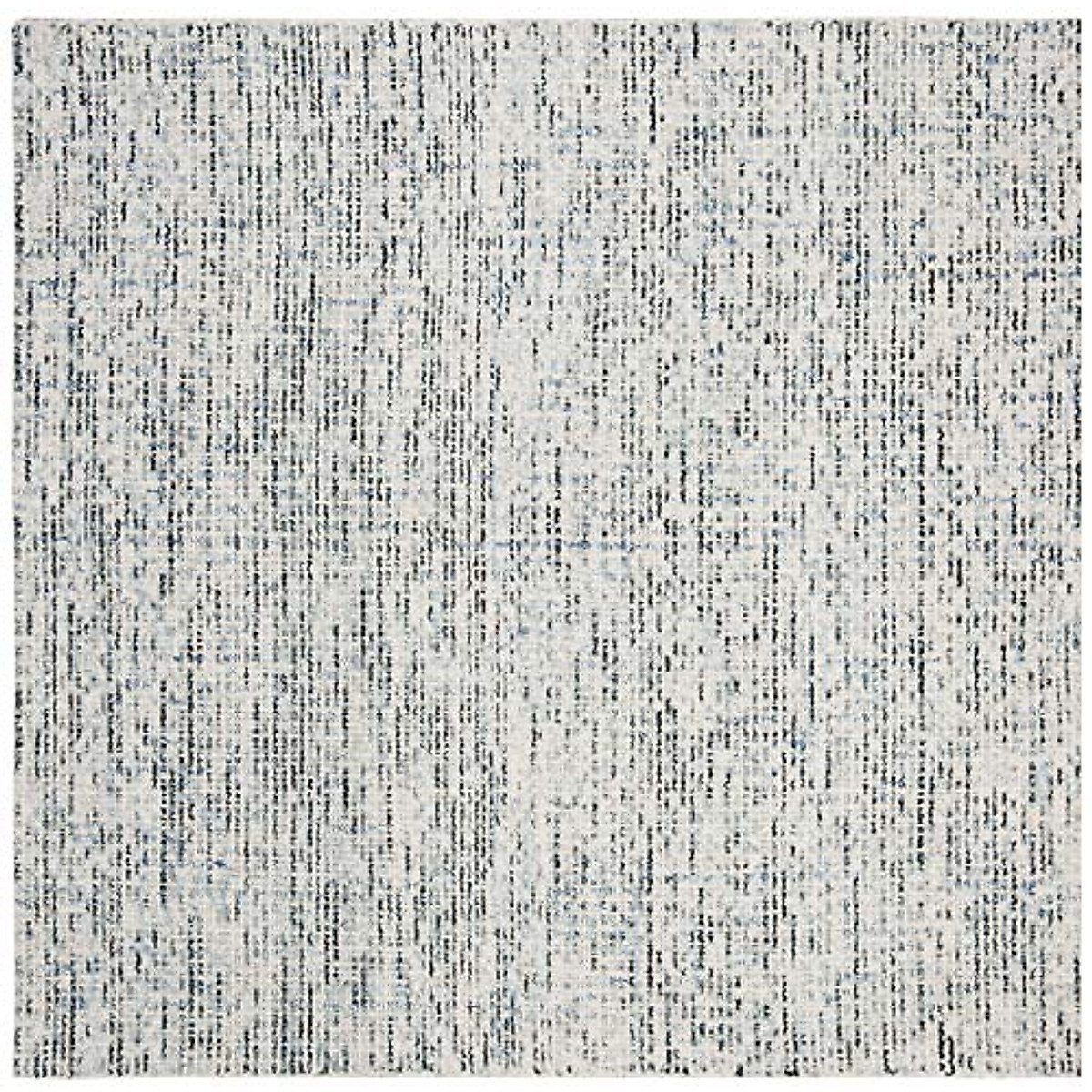 SAFAVIEH Abstract Collection 8' Square Blue/Charcoal ABT468B Handmade Premium Wool Area Rug