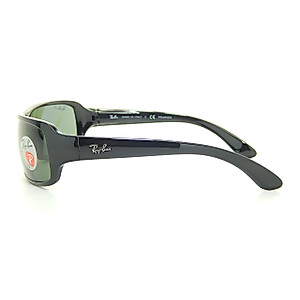 New Ray Ban RB4075 601/58 Glossy Black/G-15 XLT Polarized 61mm Sunglasses