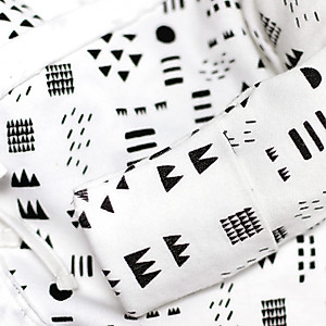 HonestBaby Organic Cotton Kimono Coverall, Pattern Play, 0-3 Months