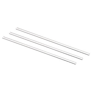 MECCANIXITY 3.3 Borosilicate Glass Stick 5.91" Length 4mm Dia Stir Rod Mixing Tools with Both Ends Round for Lab Kitchen Science 3Pcs