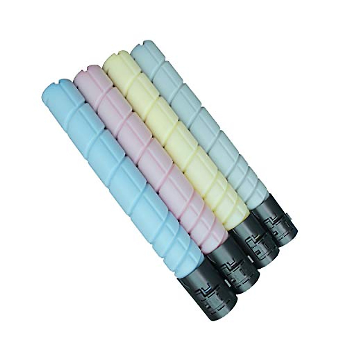 Konica Minolta TN-512C TN-512Y TN-512M TN-512K Bizhub C454 C554 Toner Cartridge Set (Black Cyan Magenta Yellow, 4-Pack) in Retail Packaging